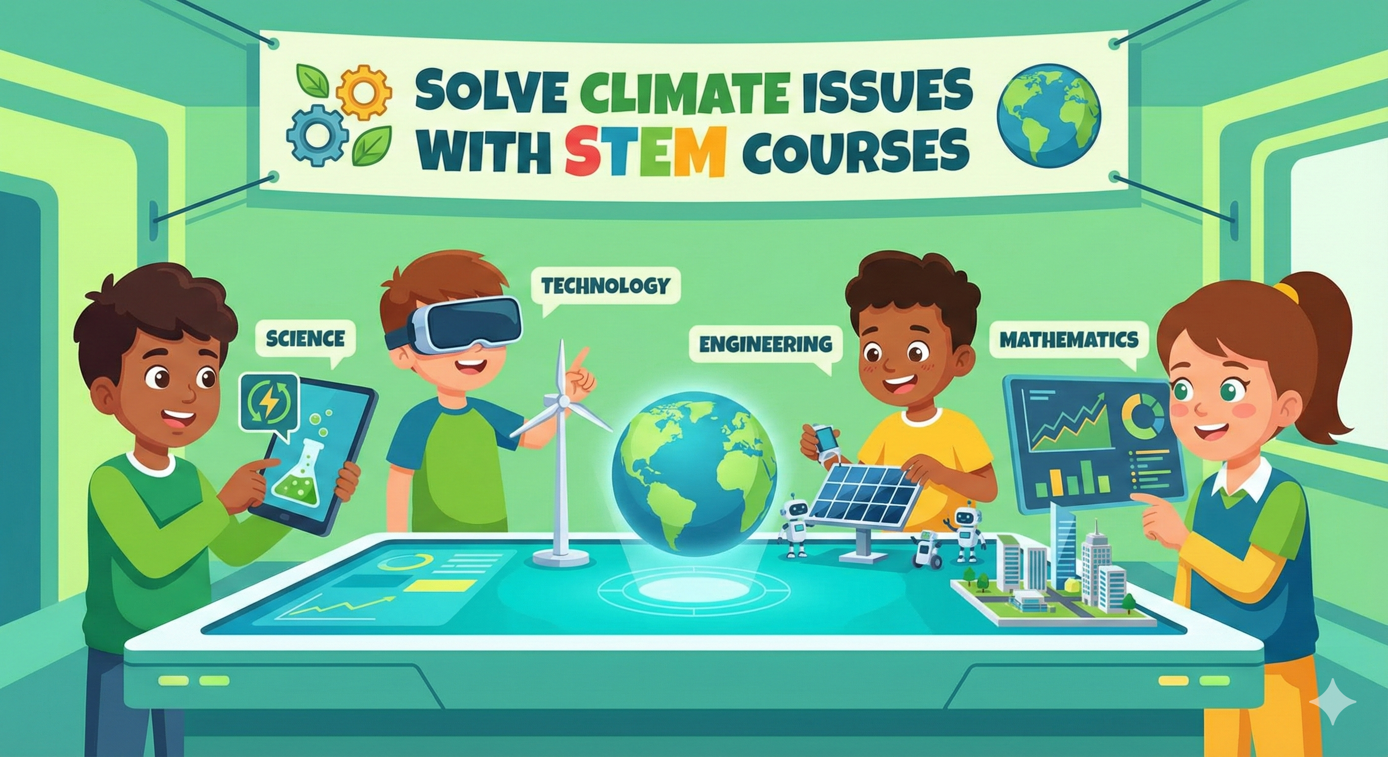 Solve Climate Issues with STEM at Tiny Tots English School