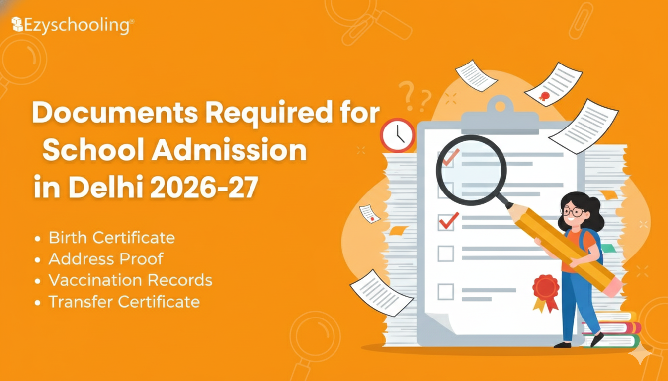 Documents Required for School Admission in Delhi 2026-27